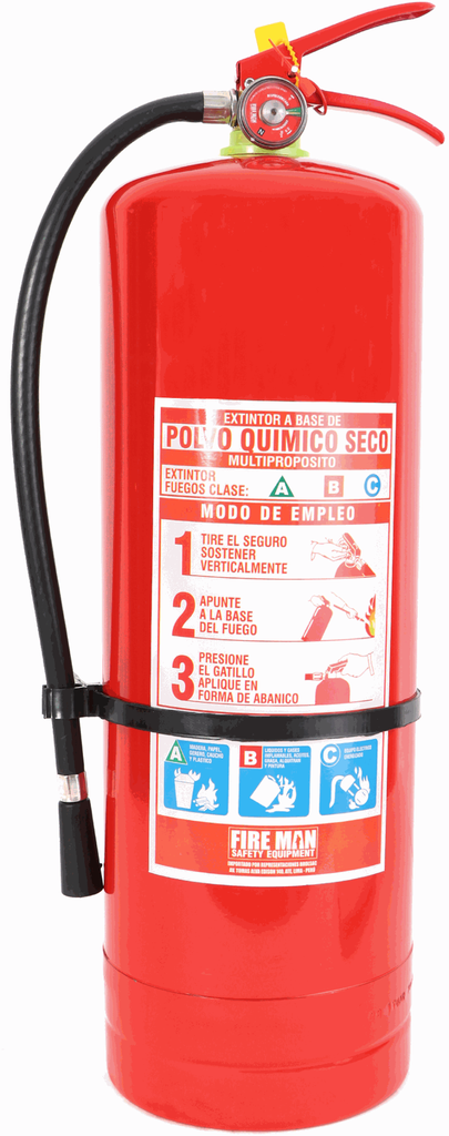 Extintor PQS ABC 75% x 12kg | Fumexco